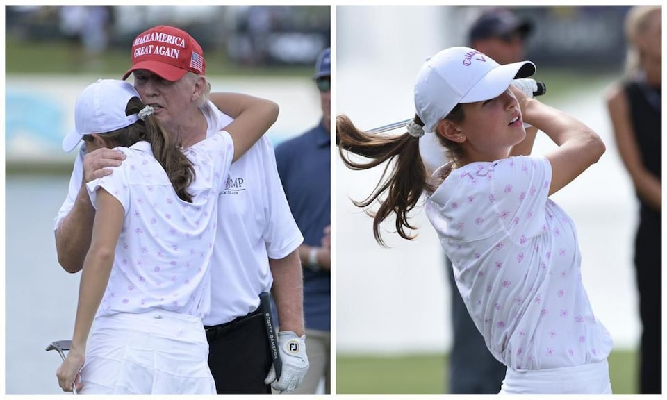 Donald Trump’s granddaughter Kai shows impressive golfing skills and achievements