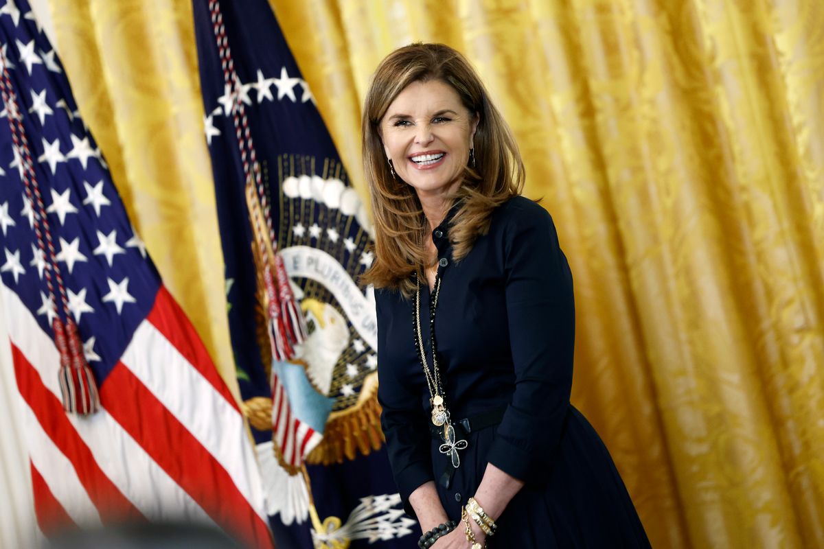 Maria Shriver reacts to Donald and Melania Trump takeover of Kennedy ...