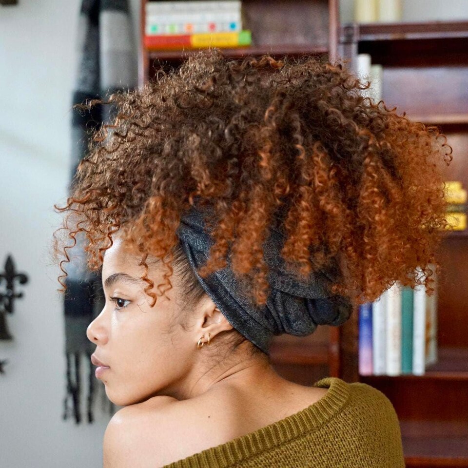 How to style an updo with curly hair