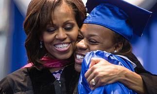 Michelle Obama's high school yearbook photo released