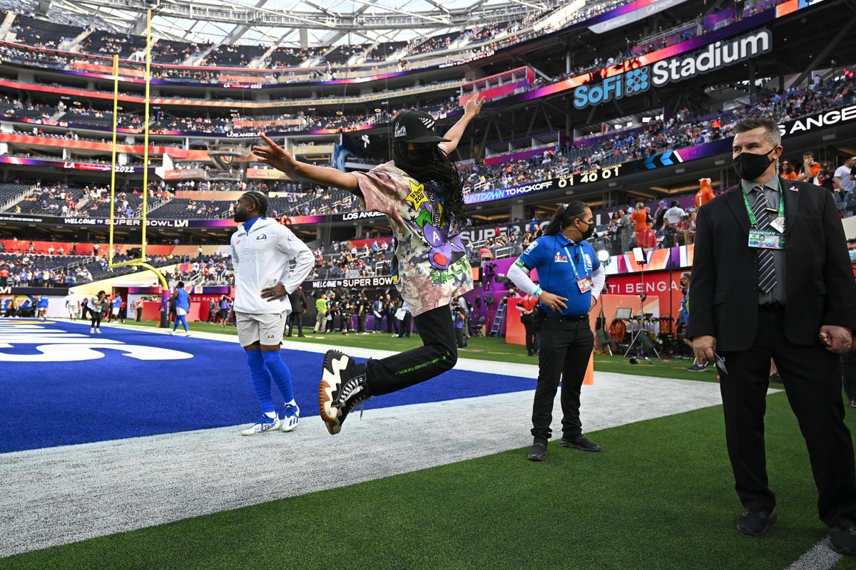 Blue Ivy’s Super Bowl tradition: actress recreates her annual jump