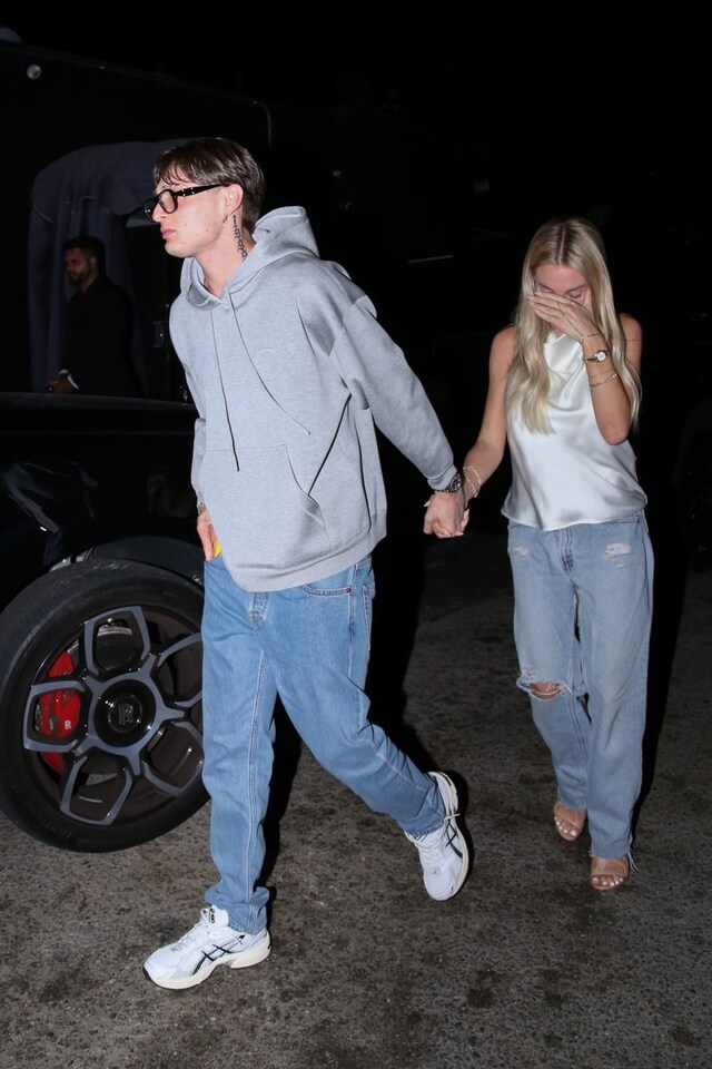 Peso Pluma and his girlfriend enjoy a date night in WeHo