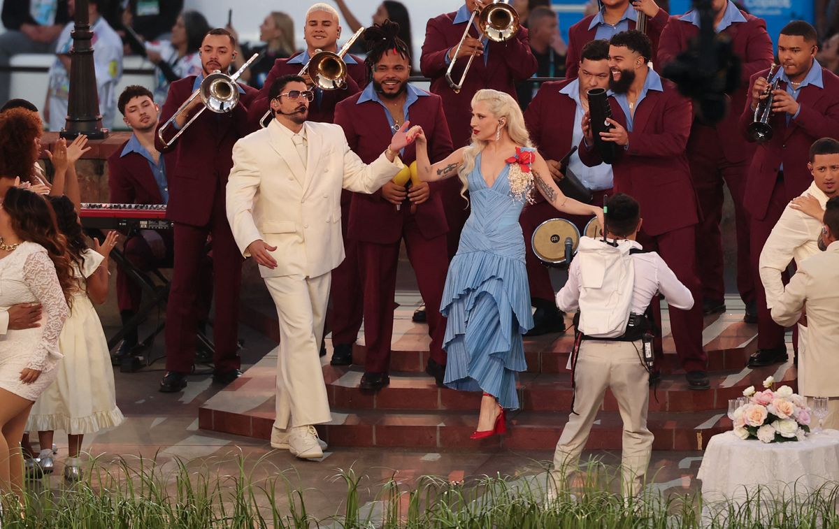 Bad Bunny, Lady Gaga, and Ricky Martin deliver surprise salsa and ...