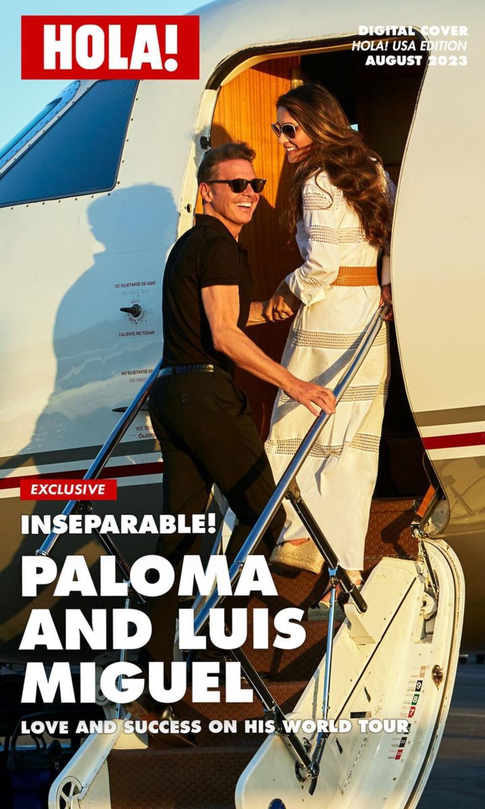 [EXCLUSIVE] Paloma Cuevas and Luis Miguel are inseparable on his world tour
