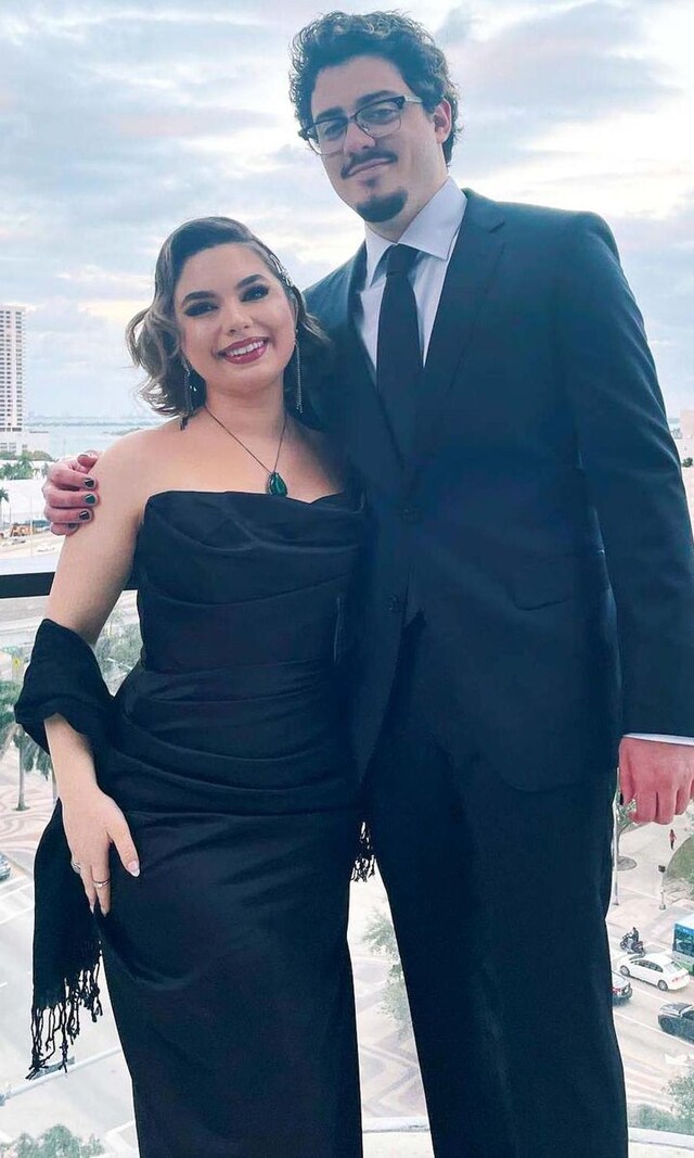 Cristian Muñiz and his romantic getaway with his girlfriend