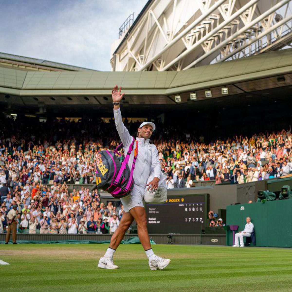 Rafa Nadal gives an update on his baby son