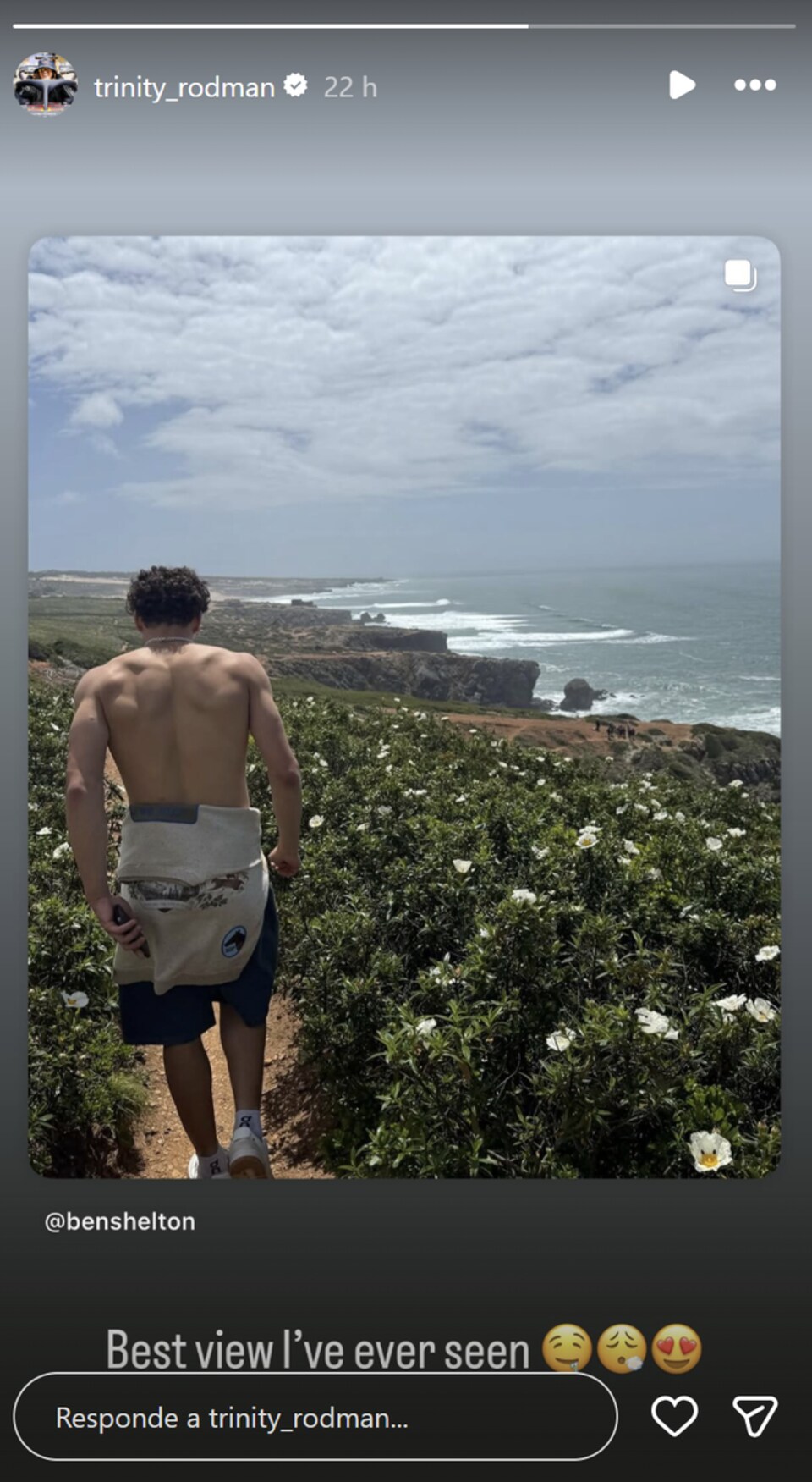 Trinity Rodman and Ben Shelton are happy and in love in new photos