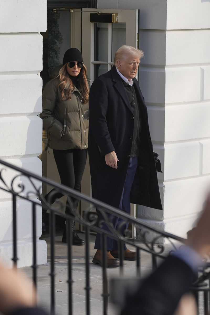 Melania Trump wore the perfect casual winter look in latest outing