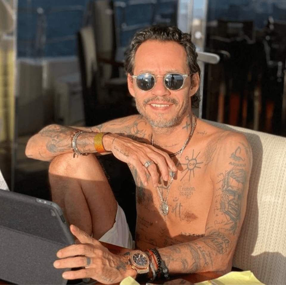What do Marc Anthony’s tattoos mean to him?