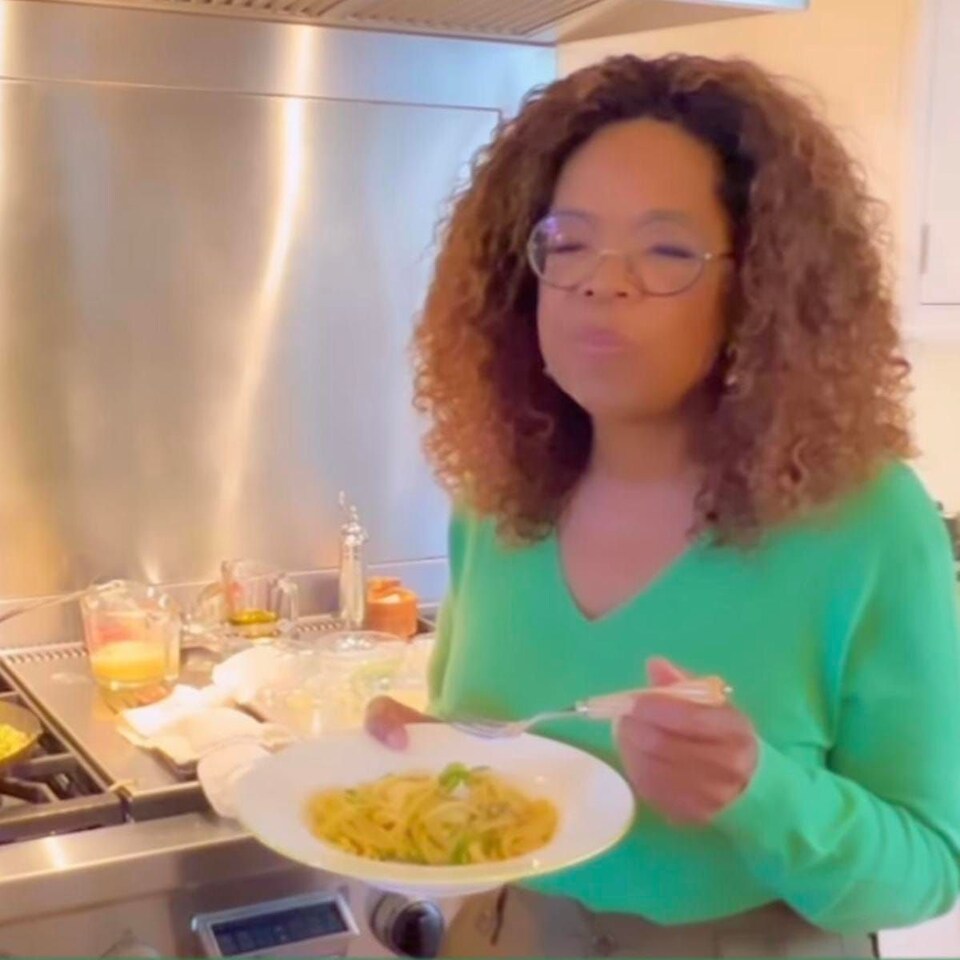 Oprah Winfrey reveals her secret butter-free pasta ingredient