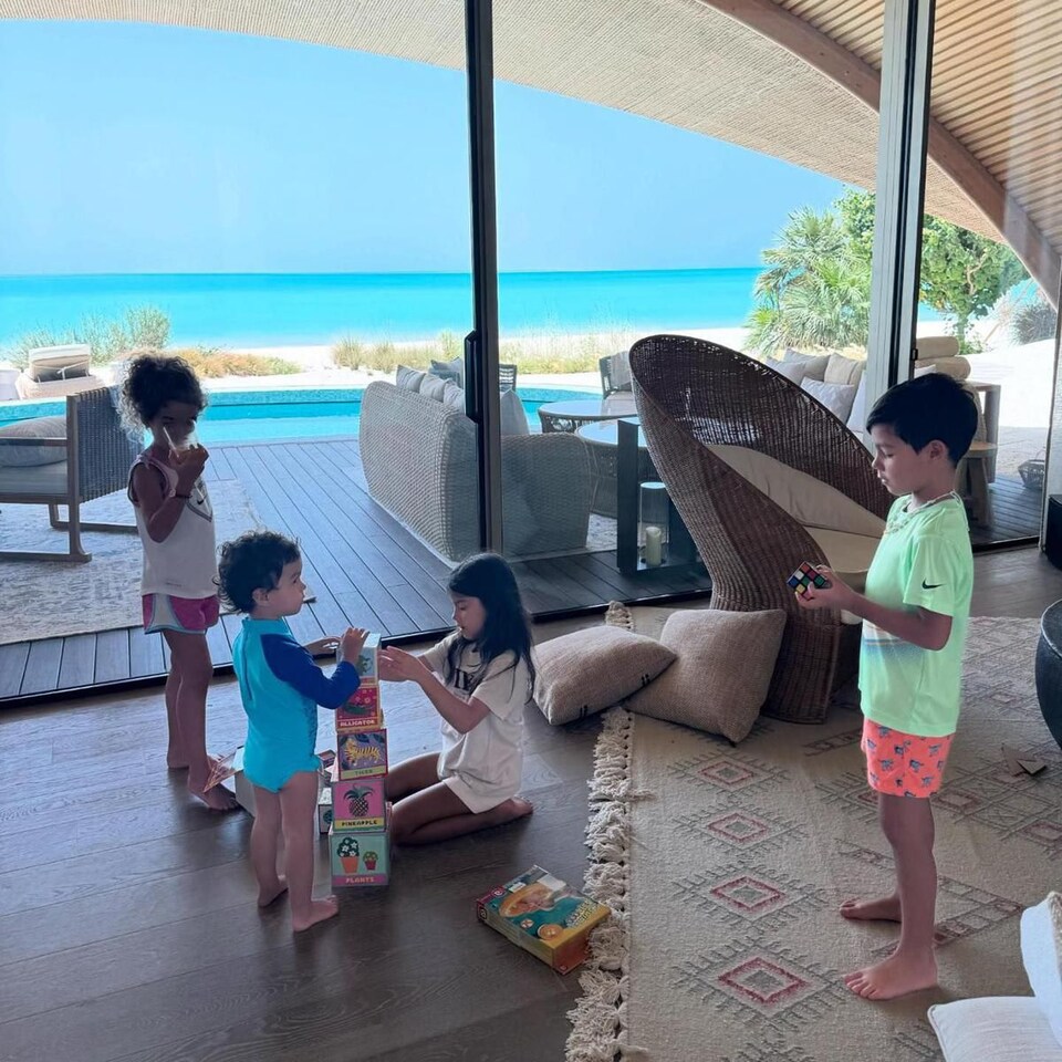 Georgina Rodríguez and Cristiano Ronaldo take a family vacation