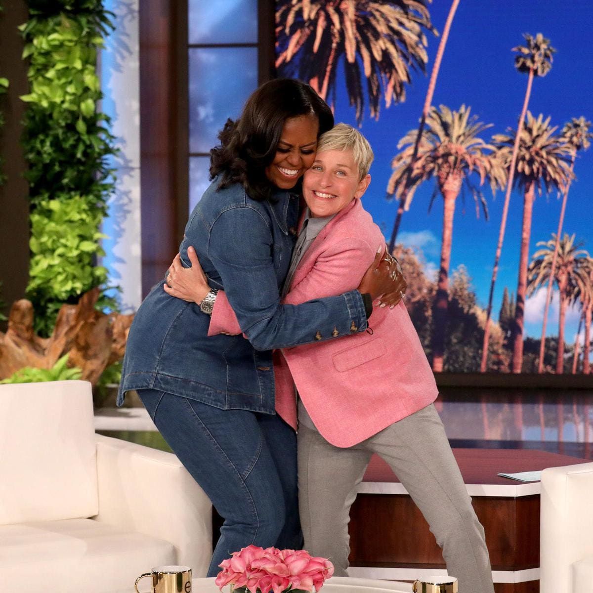 Michelle Obama joins Ellen DeGeneres for a final appearance on the talk ...