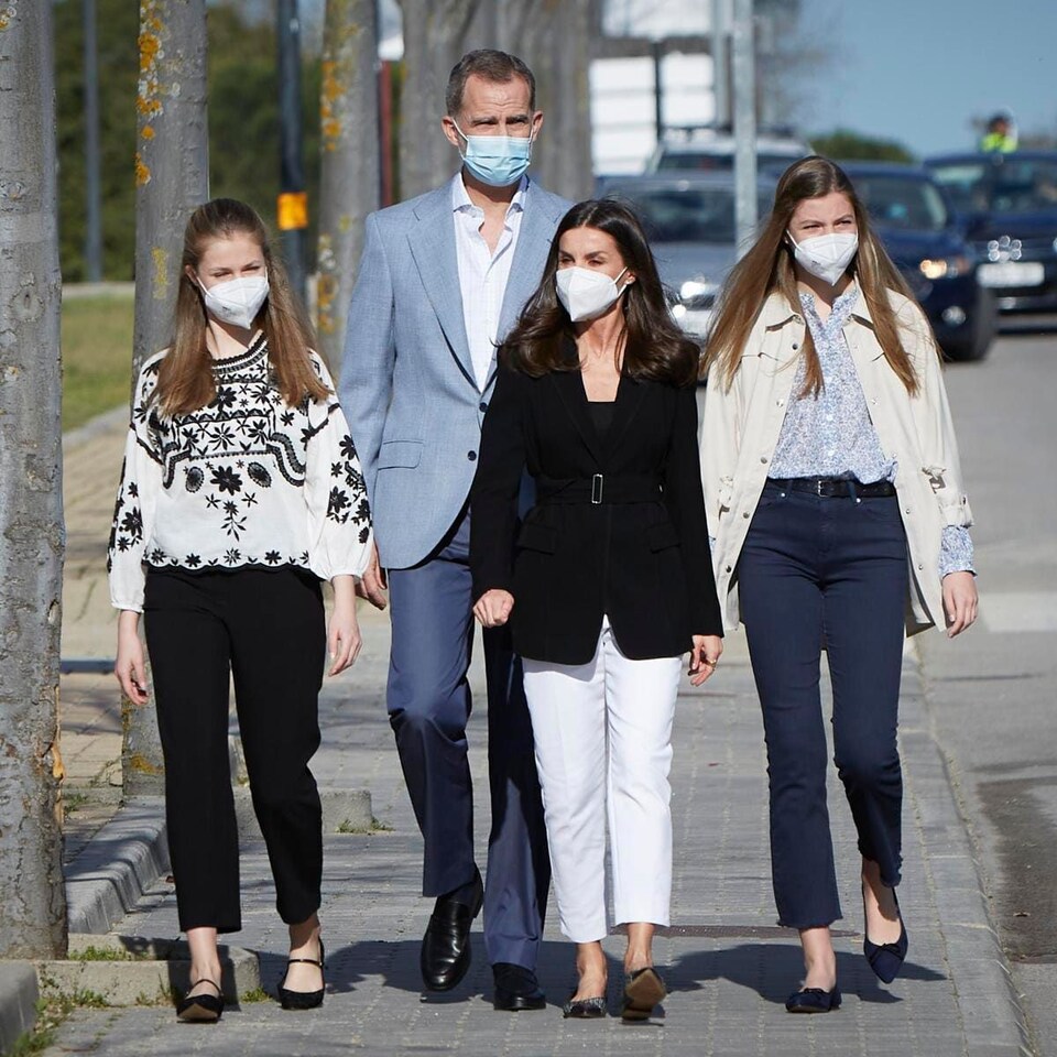 Princess Leonor made an appearance in Spain with family