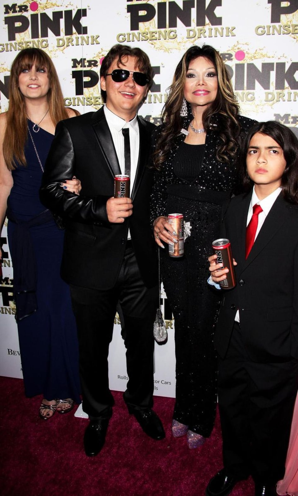 Paris, Prince, and Bigi Jackson reunite for rare red carpet appearance