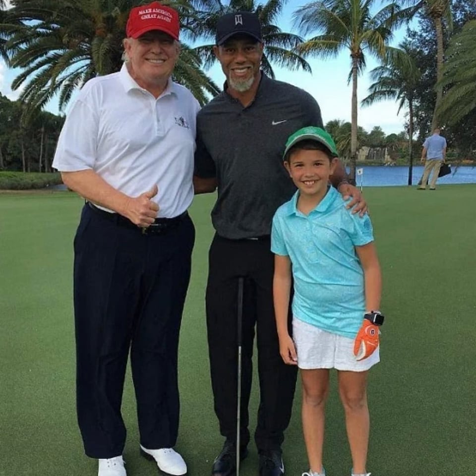 Donald Trump’s granddaughter Kai shows impressive golfing skills and ...