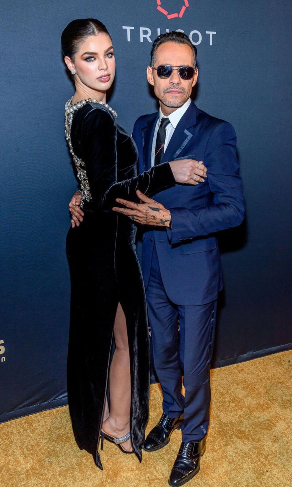 Marc Anthony and Nadia Ferreira shine at Maestro Cares Gala