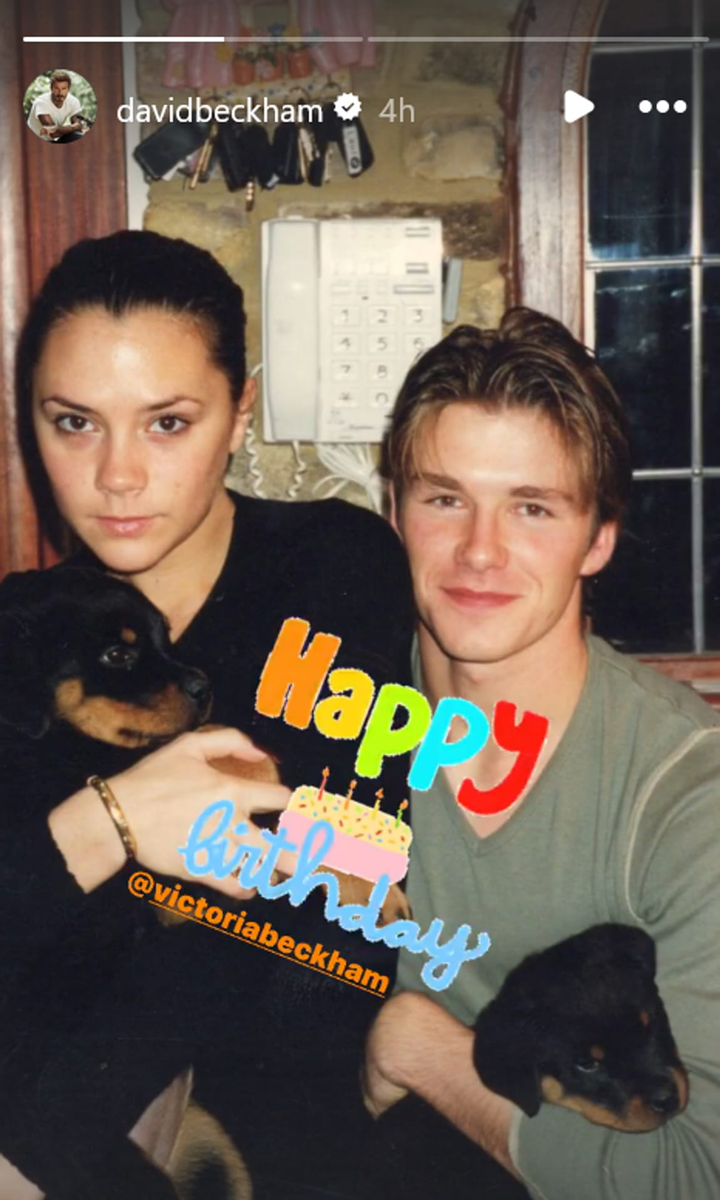 David Beckham celebrates Victoria’s birthday with throwback