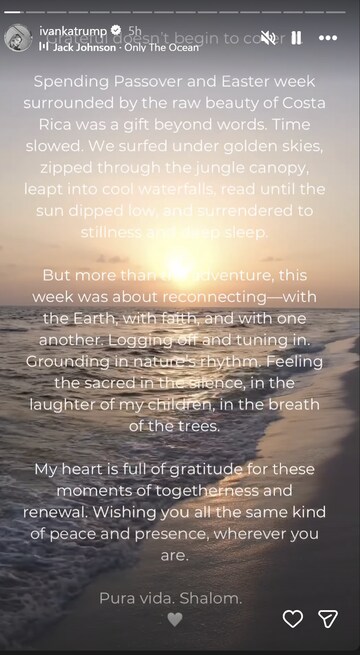 Ivanka Trump makes waves in an eye-catching bikini during her Costa ...