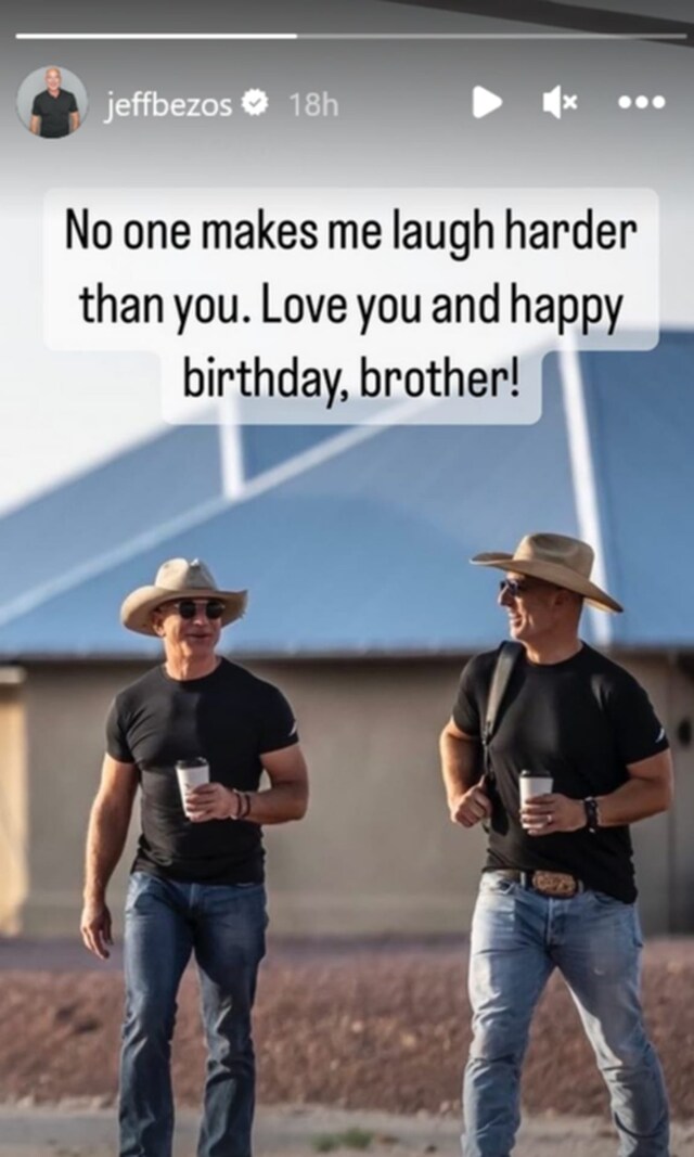 Jeff Bezos celebrates his brother’s birthday in sweet post