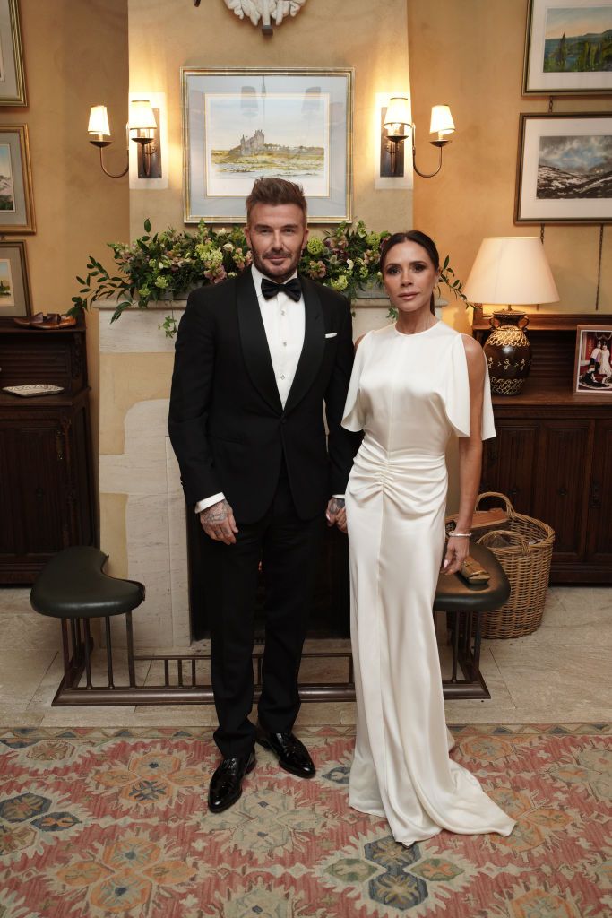 David & Victoria Beckham dine with King Charles