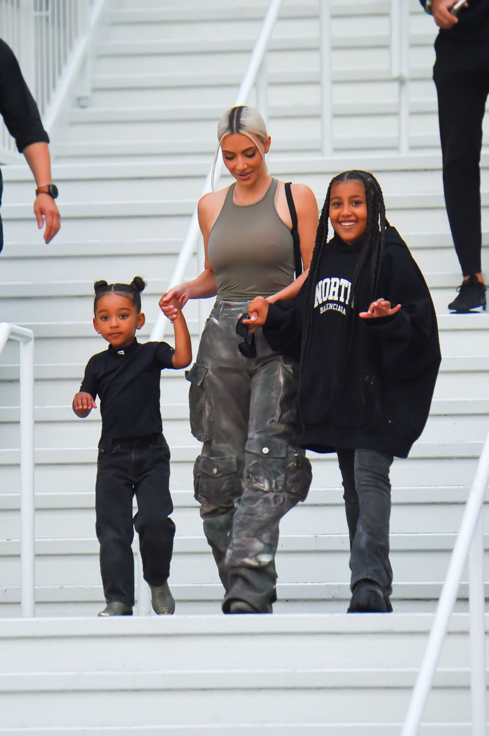 North West surpassed Kim Kardashian in height — Fans surprised by their ...