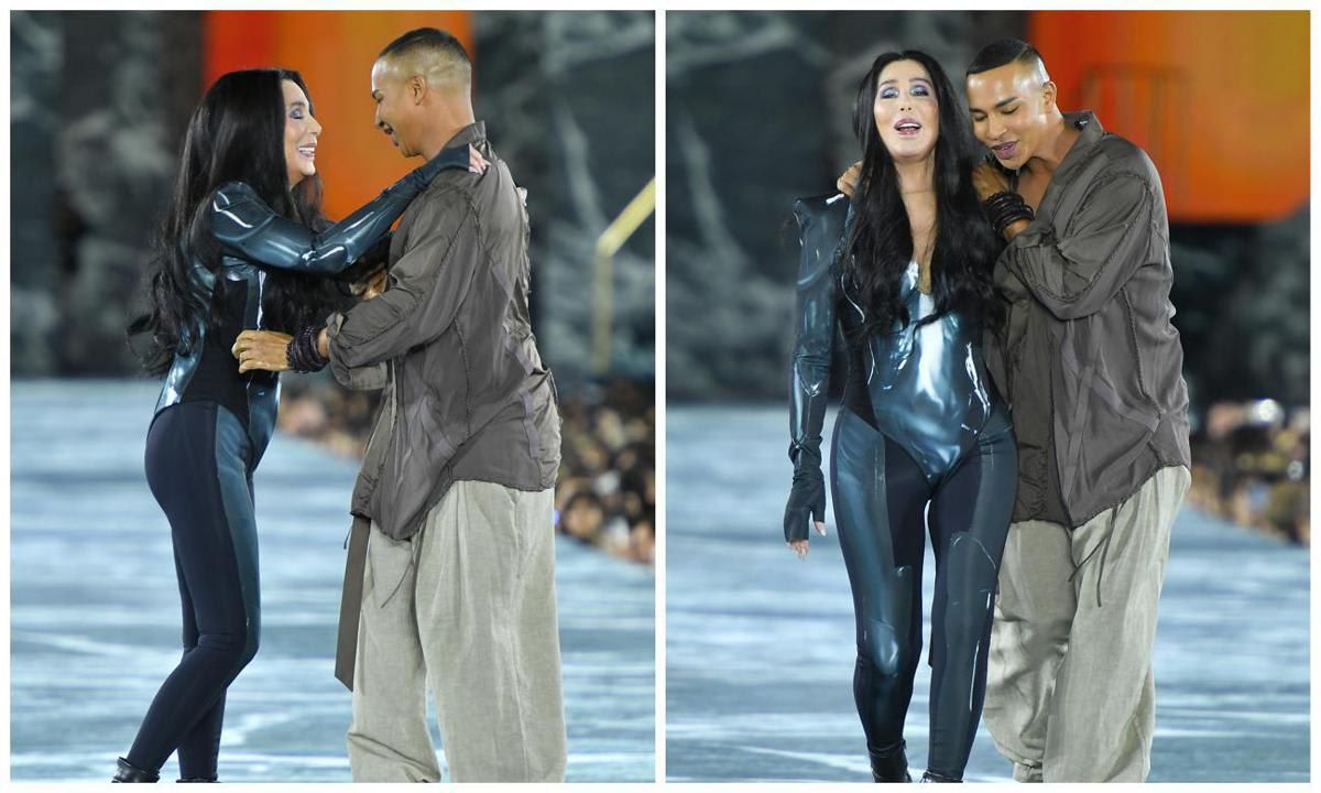 Cher makes surprise appearance atParis Fashion Week, walking for ...