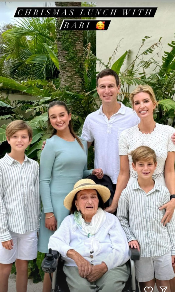 Ivanka Trump shares rare Christmas photo with Donald Trump