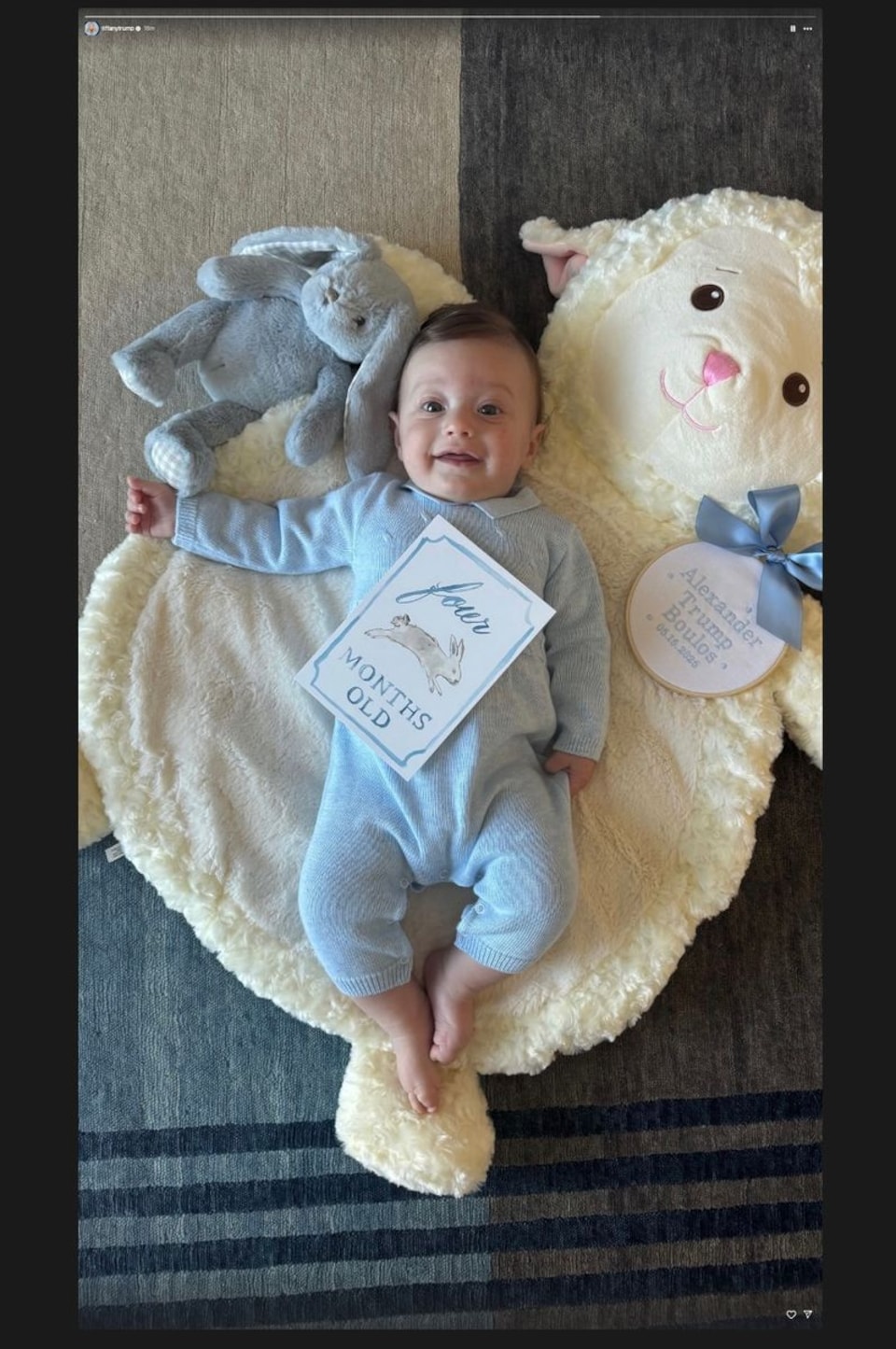 Tiffany Trump shares new photo of her baby boy days after big night ...