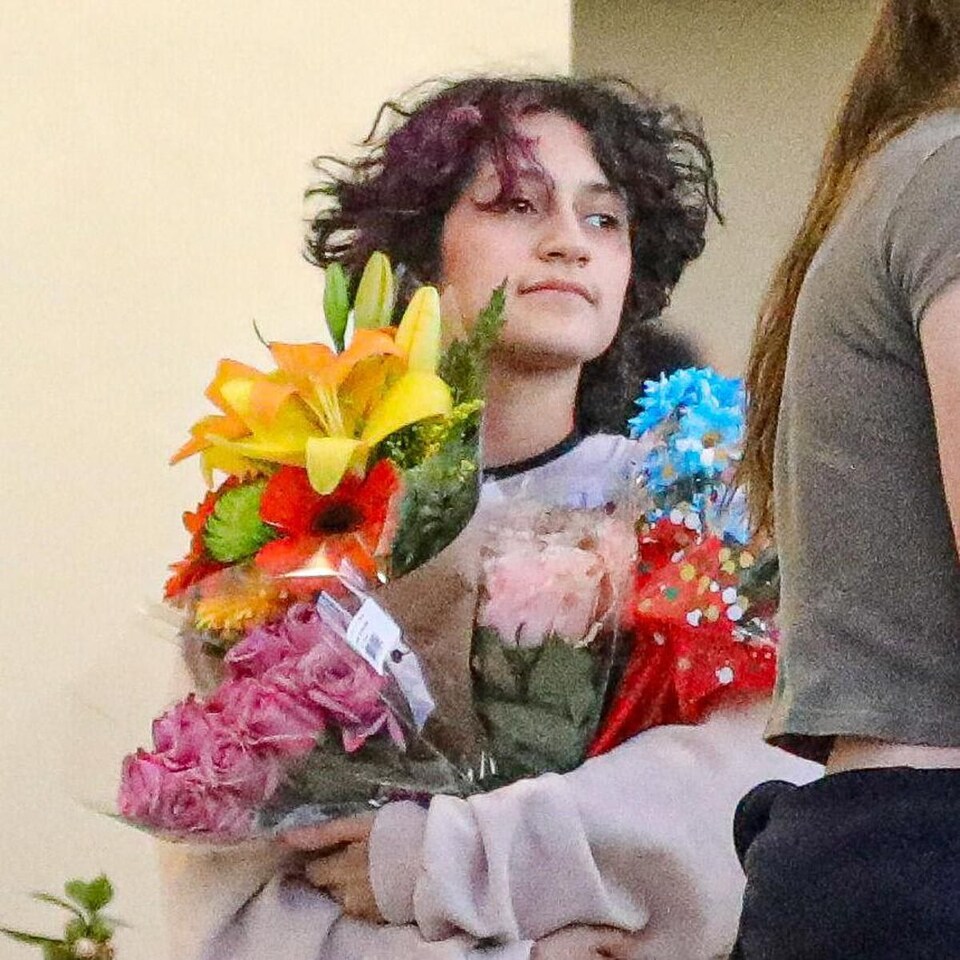 Emme Muniz attends ‘This Is Me... Now’ premiere with a date