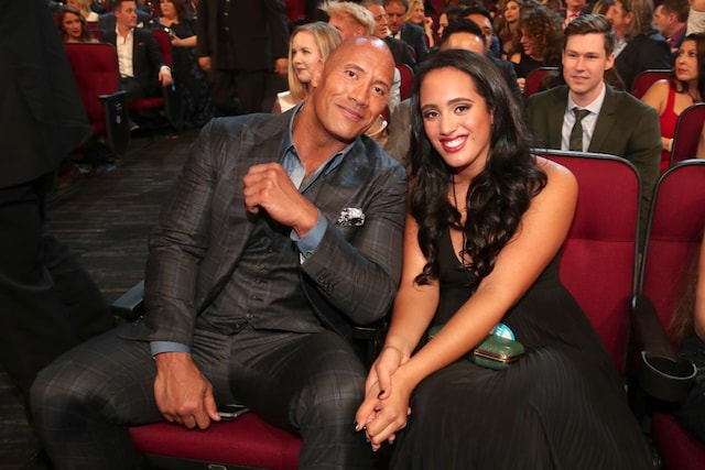 Dwayne Johnson beams with pride as daughter Ava Raine becomes fourth-generation wrestler in the ...
