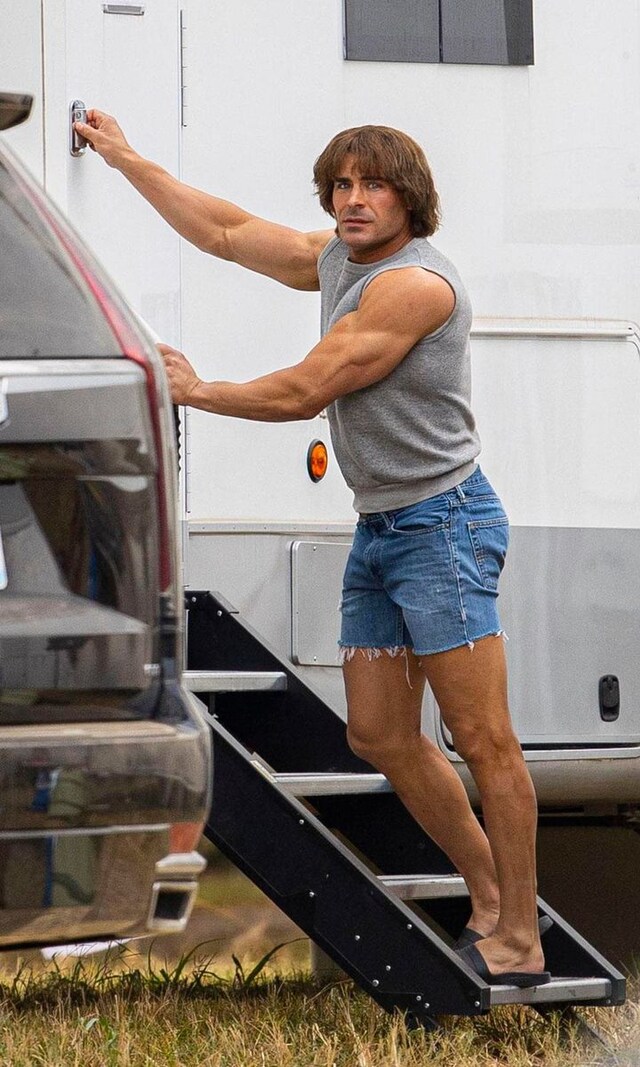 Zac Efron’s ripped body and shaggy wig have people amused