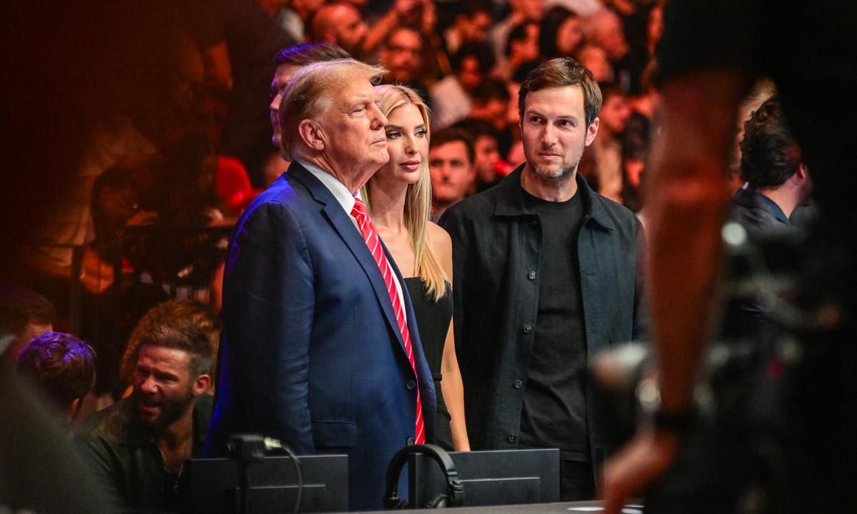 Ivanka and Donald Trump attend UFC match together