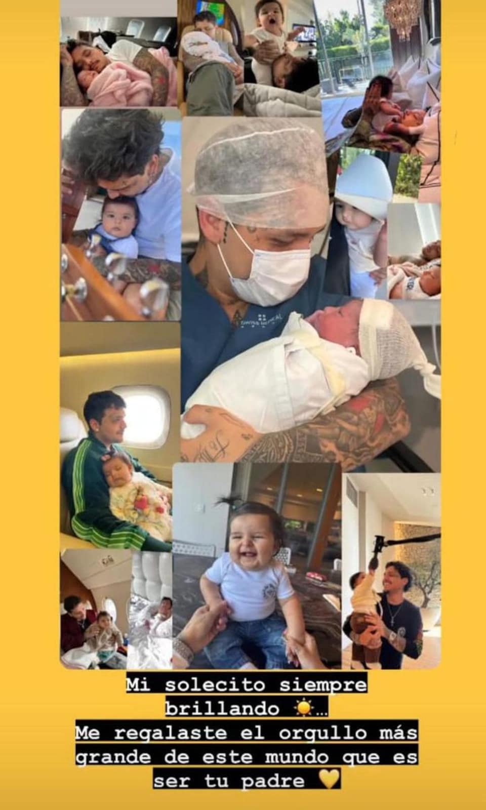 Christian Nodal dedicates an emotional message to his daughter Inti on ...