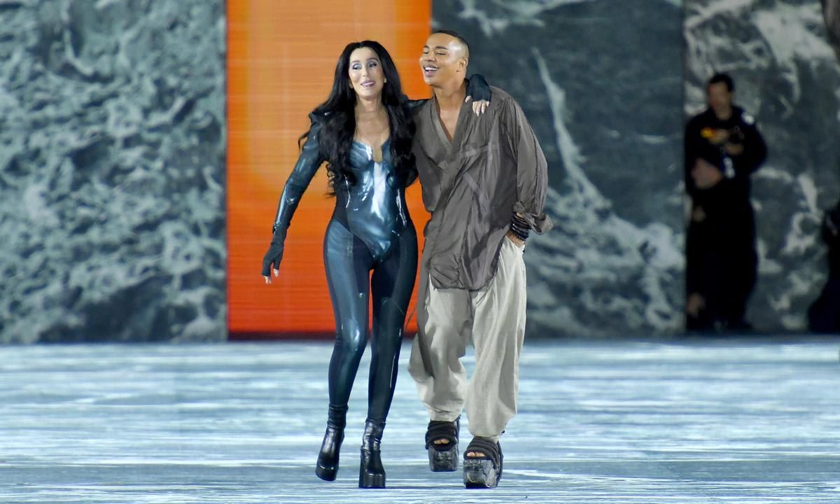 Cher makes surprise appearance atParis Fashion Week, walking for ...