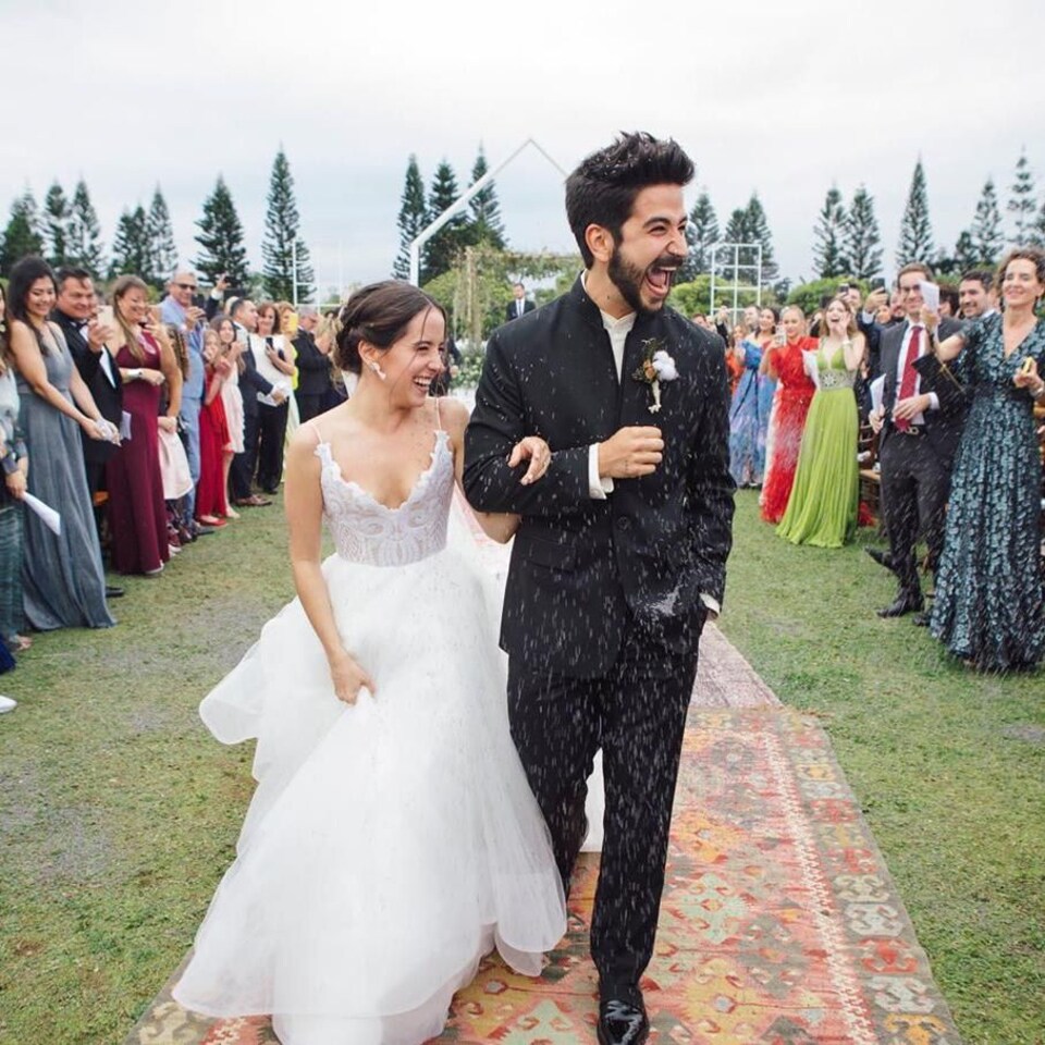 Camilo Echeverry and girlfriend Evaluna Montaner are married