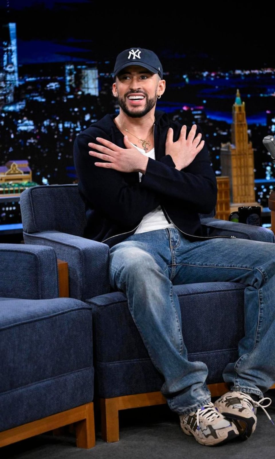 Bad Bunny sits with Jimmy Fallon in a funny interview