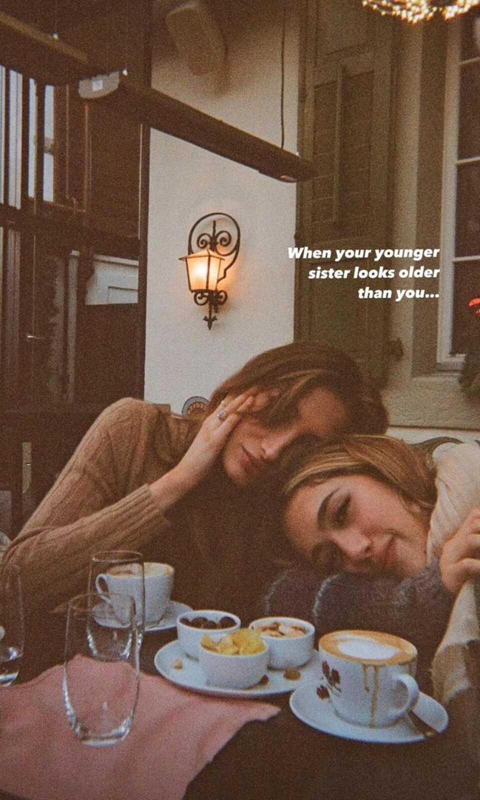 Valentina and her big sister Mathilde Pinault are BFFs