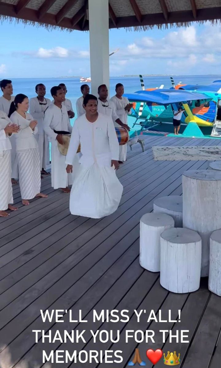 Lebron James says goodbye to the Maldives after soaking up the sun