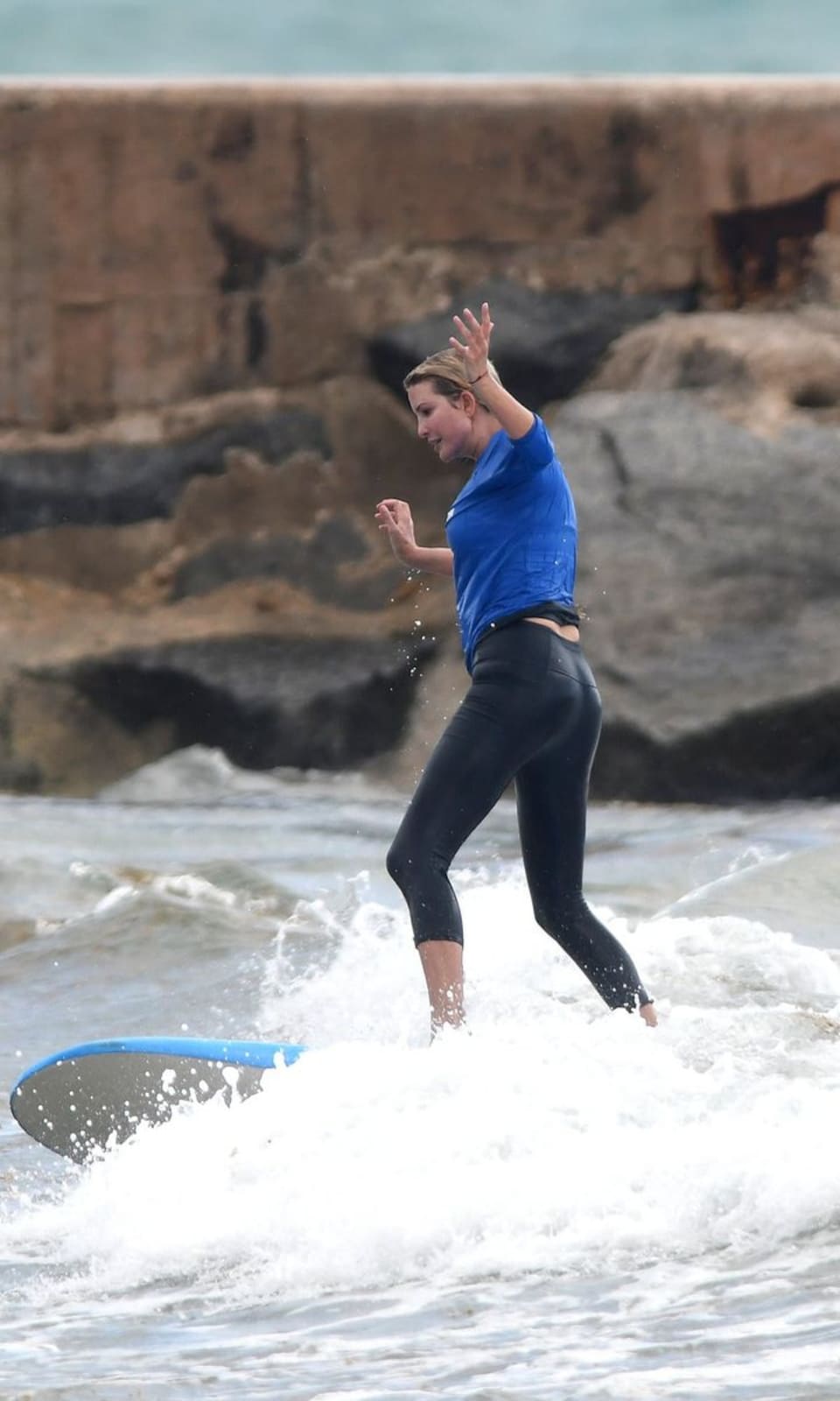 Surf’s up! Ivanka Trump hits the waves in Miami with her kids