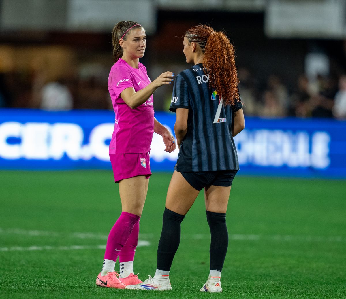 Alex Morgan announces pregnancy and retirement; Trinity Rodman reacts