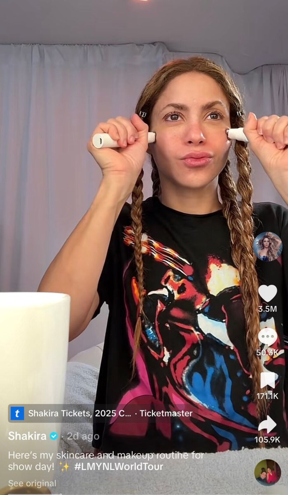 Shakira’s beauty routine for tour: skincare, makeup, and fitness secrets