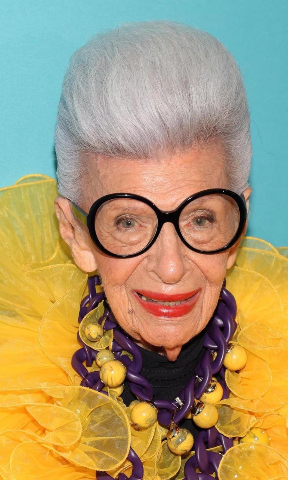 Iris Apfel celebrates 102 years of life and fashion