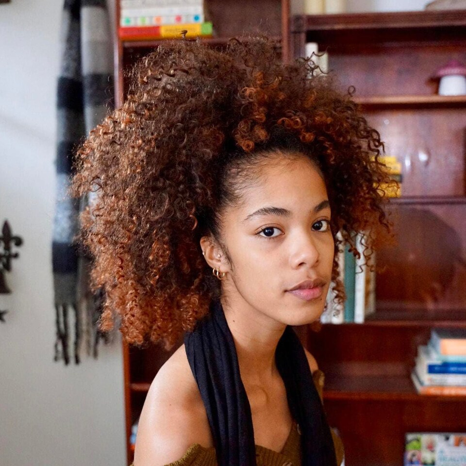 How to style an updo with curly hair