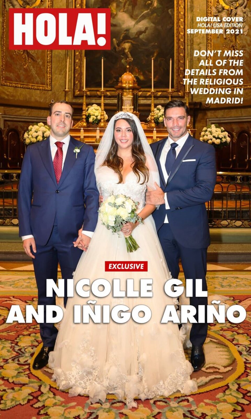 Nicolle Gil marries Iñigo Ariño in Madrid - exclusive pictures