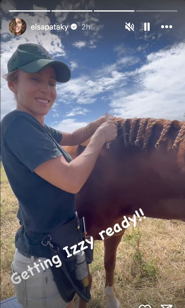 Elsa Pataky shares photos of horses; ‘Back to my passion!’
