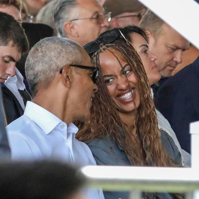 Barack and Michelle Obama watch Sasha graduate from USC