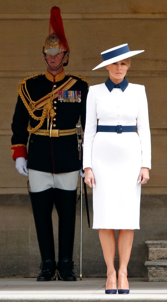 Melania Trump's First Lady outfits: Her latest gray ensemble at the New ...