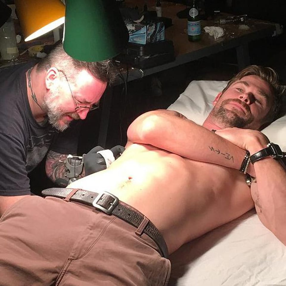 elsa pataky foot tattoo