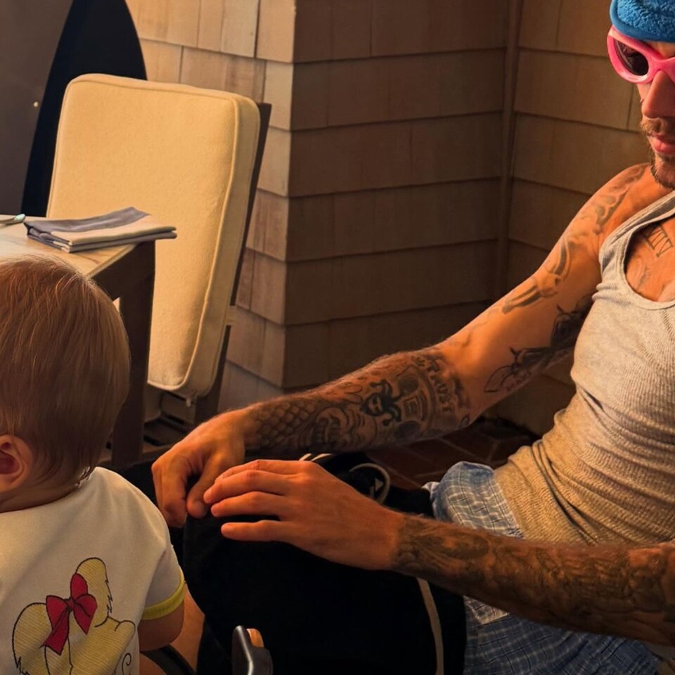 Justin Bieber shares tender moments with son Jack, sporting matching ...