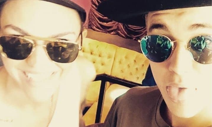 Justin Bieber meets look-alike model Ruby Rose at EDC in Las Vegas